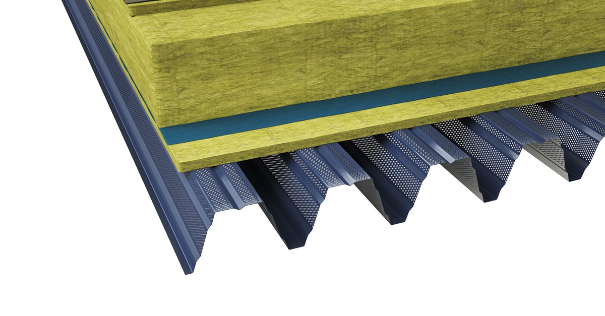 Ruukki T153Acub 4/30 Web and flange perforated - Mineral wool