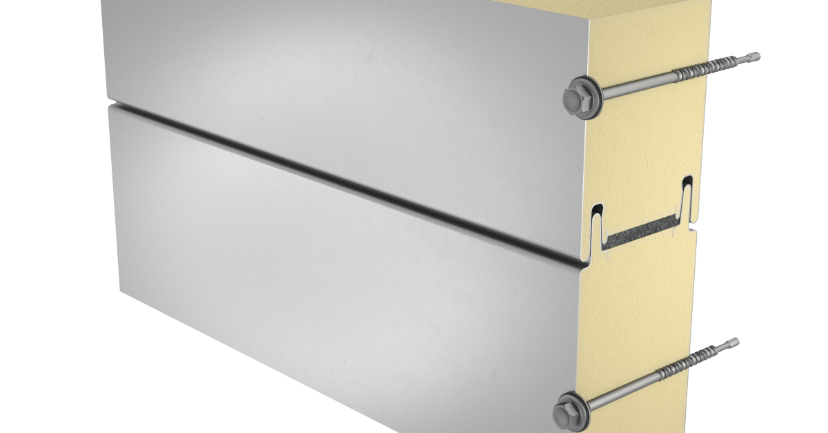 Sandwichpanel SP2B E-PIR til yttervegger, innvendige vegger og himlinger