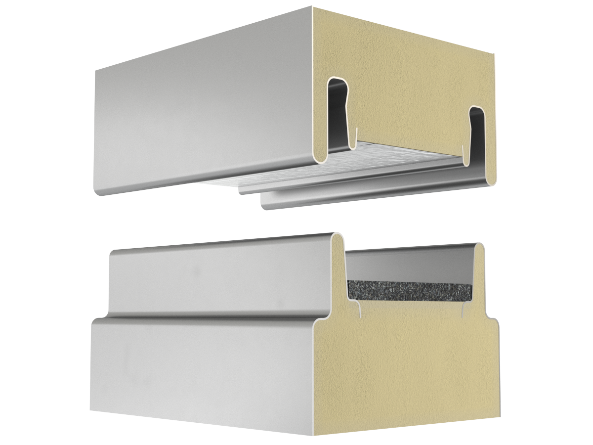 Sandwich panel SP2B X-PIR S for external wall, internal wall and ceiling