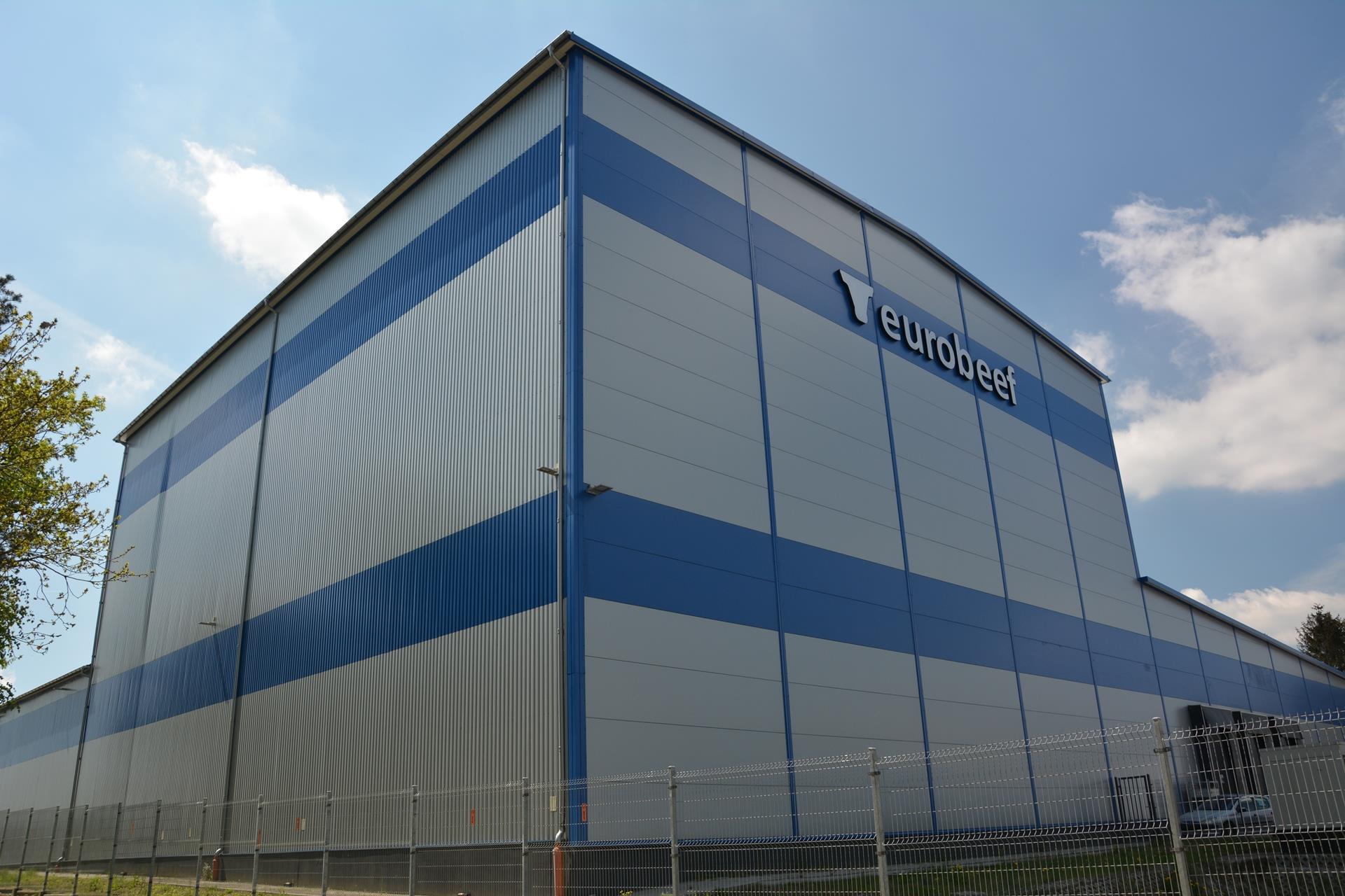 Ruukki’s sandwich panels in cold storage buildings of Eurobeef company