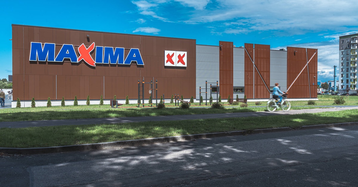 Maxima XX shopping center in Latvia