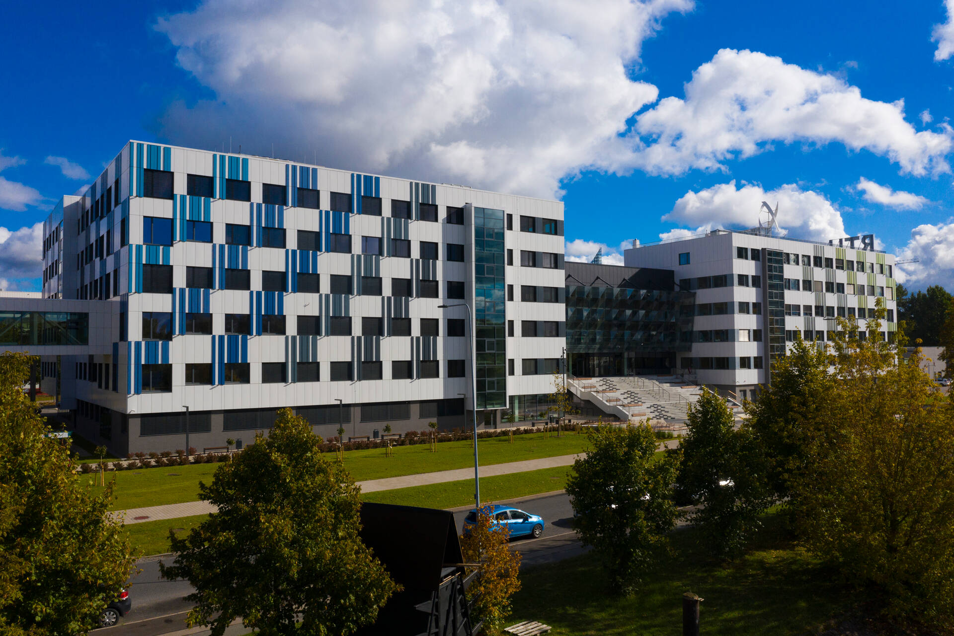 Riga Technical University building in Latvia