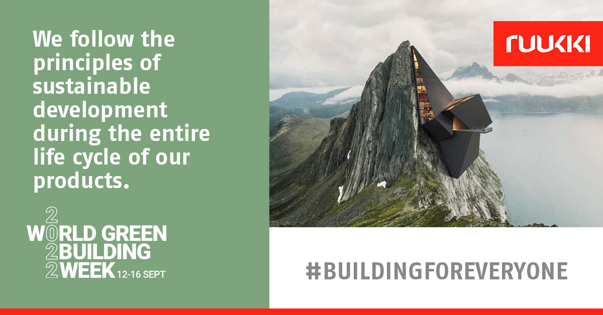 Ruukki participates in World Green Building Week 2022
