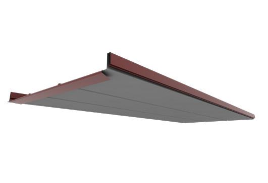 Ruukki Classic D profile resembles traditional seamed roofing but is ...
