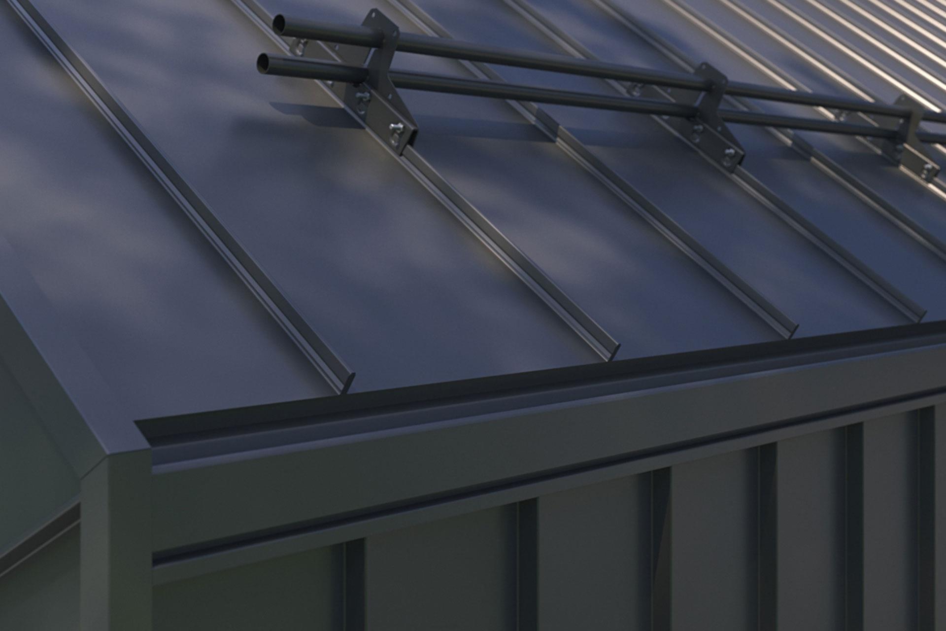 Ruukki paslėpta lietaus nuvedimo sistema (lietvamzdžiai latakai)